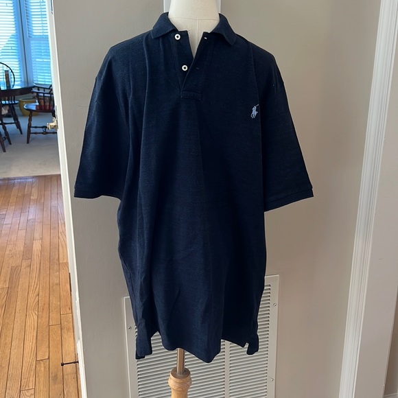 Polo Ralph Lauren | Shirts | Polo Ralph Lauren Navy Blue Polo Shirt ...